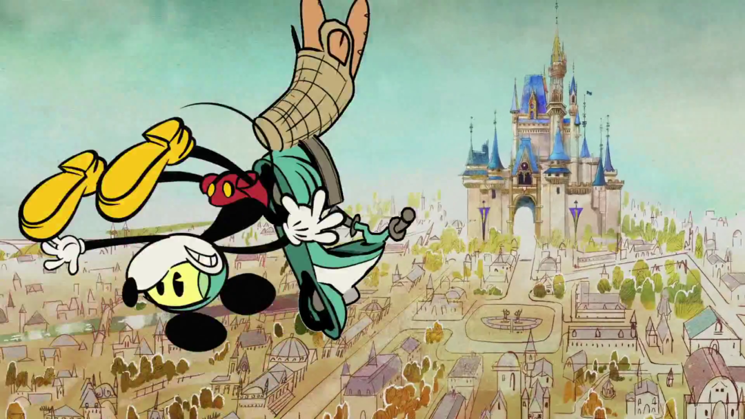 « Attention tout le monde voici les croissants ! ». Mickey Mouse est de ...