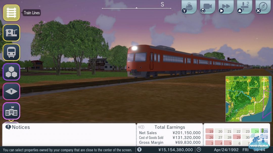 Pour les Ferrovipathes : A-Train: All Aboard! Tourism sur Nintendo Switch